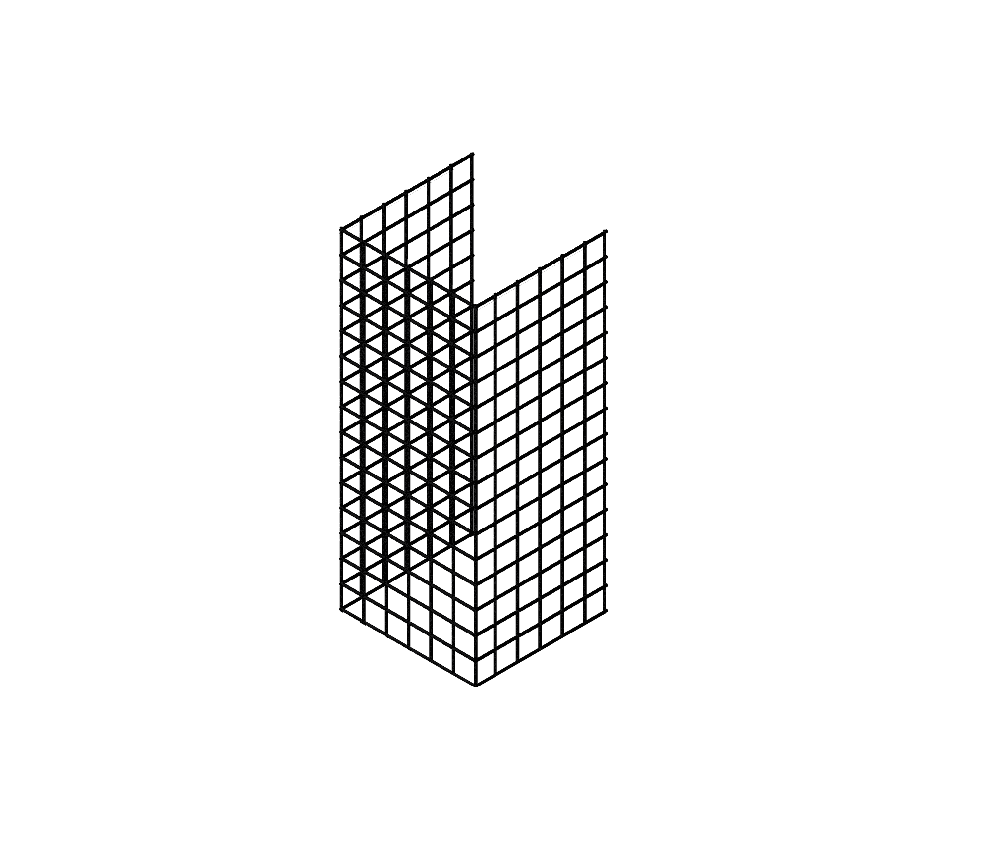 Γαλβανισμένο πλέγμα τύπου Π - 3D Panel