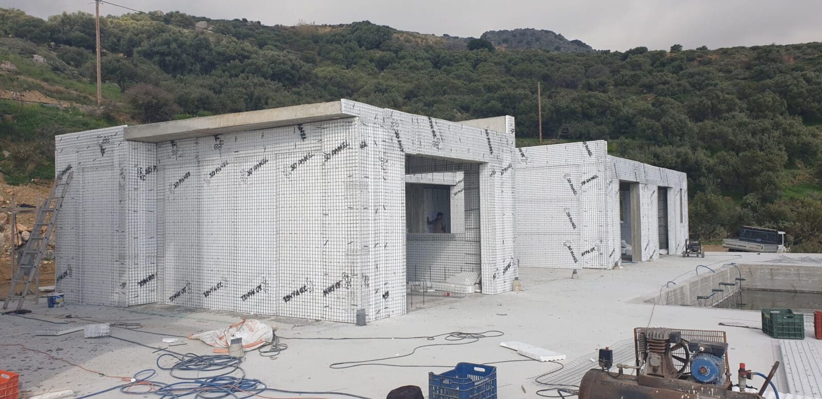 Εφαρμογές Οπλισμένης Τοιχοποιίας - 3D Panel